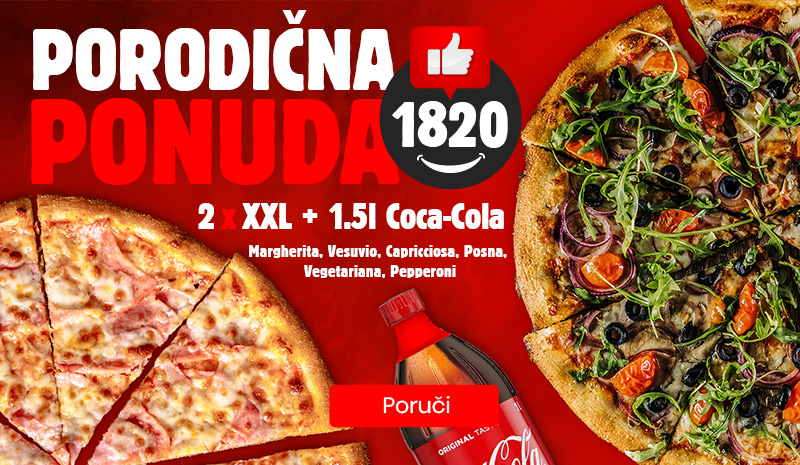 Prodaja ukusnih pica, sendviča, pohovanih mesa, palačinki i pasti ...